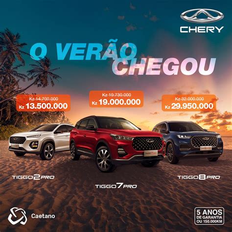 Aproveite O Verão Com Os Chery Tiggo 2 Pro Tiggo 7 Pro E Tiggo 8 Pro Da Chery 🌞 Agora Mais