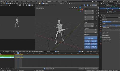 Animation Riy To Unity Converter Stretches 3d Model In Blender