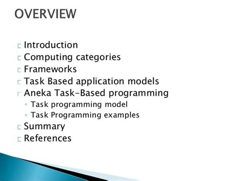 Task Programming