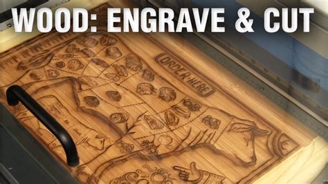 Wood Engraving And Cutting With An Epilog Laser System Redsail Laser