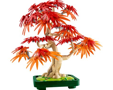 Lego Set 10348 Alternate Build Japanese Red Maple Bonsai Tree How