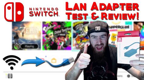 Nintendo Switch Official Lan Adapter Test Review Wireless VS Wired On Nintendo Switch