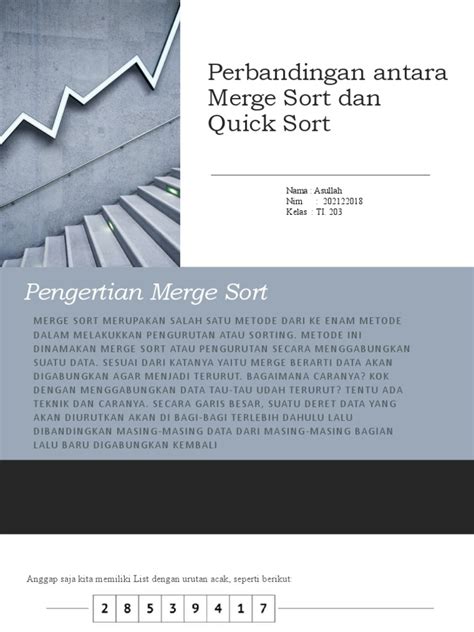 perbandingan antara merge sort dan quick sort pdf
