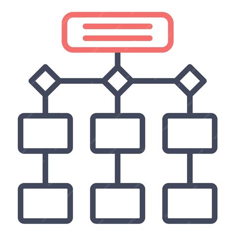 Premium Vector Process Flowchart Vector Illustration Style