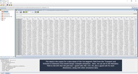 Hdf5 Format Data Output Files — 1102rc1 R3114 Documentation