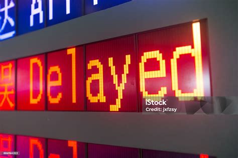 Delayed Boarding Info Display Panel With Chinese And English Stock
