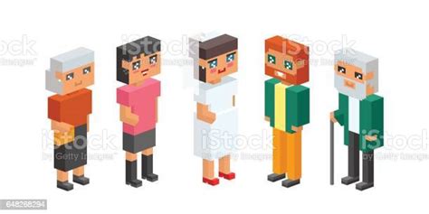 3 차원 Isometric 가족 몇 아이 아이 사람들 개념 평면 아이콘 사랑 첫 날짜 결혼식 육아 함께 벡터 평방 그림 남자 여자 3차원 형태에 대한 스톡 벡터 아트 및