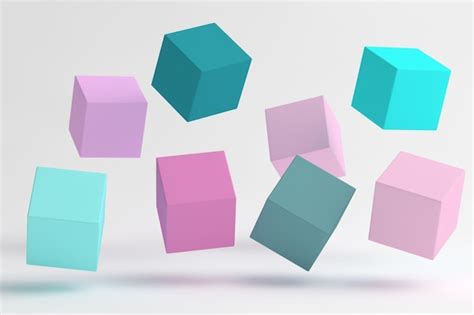 Cubos 3d Foto Premium