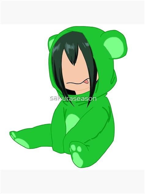 Tsuyu Asui Chibi Art Print By Sakuraseason Redbubble