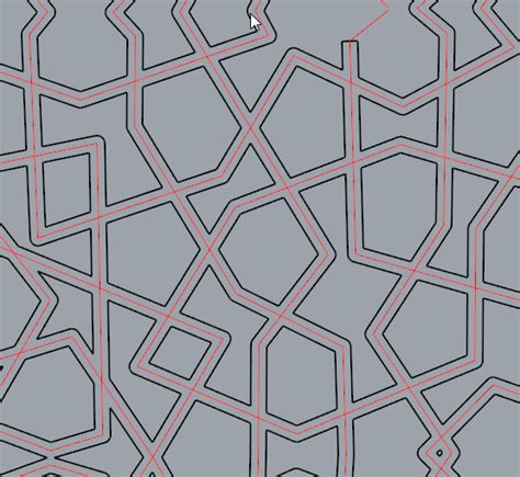 Offset Pattern With Multiple Attractors Pattern Geometric Art Grasshopper