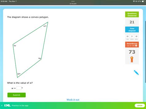 9 00 Am Thu Nov 7 २ 57 The Diagram Shows A Convex Polygon Q