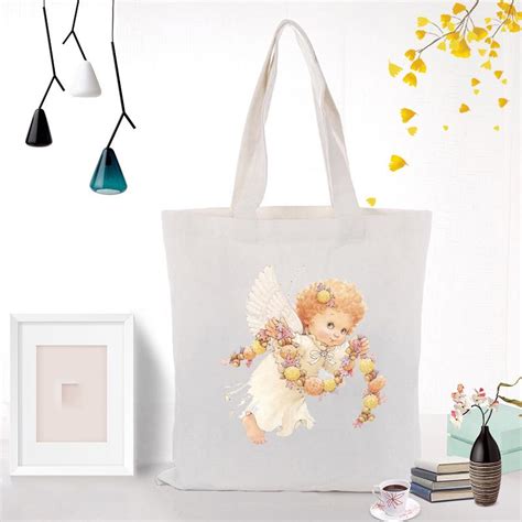 Little Angels Desktop Wallpaper Angel Clipart Canvas Shopping Bag