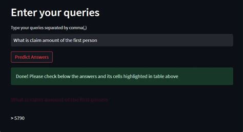 Building A Table Question Answering Application With Streamlit And Tapas A Step By Step Guide