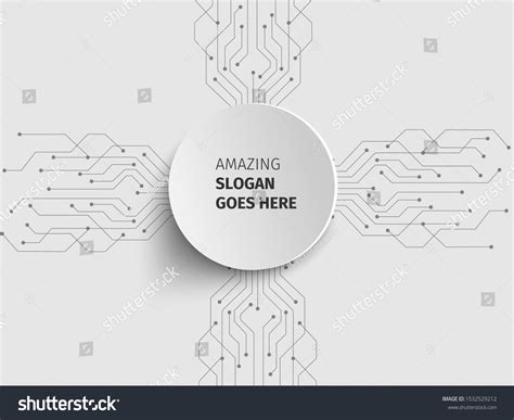 Vector Abstract Futuristic Circuit Board Illustration Stock Vector Royalty Free