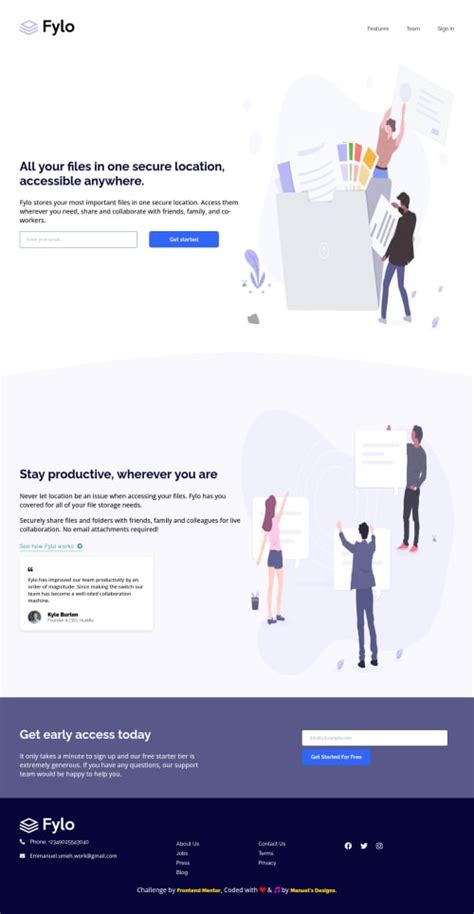 Frontend Mentor Css Flexbox For Responsiveness And Font Awesome For The Icons Coding Challenge