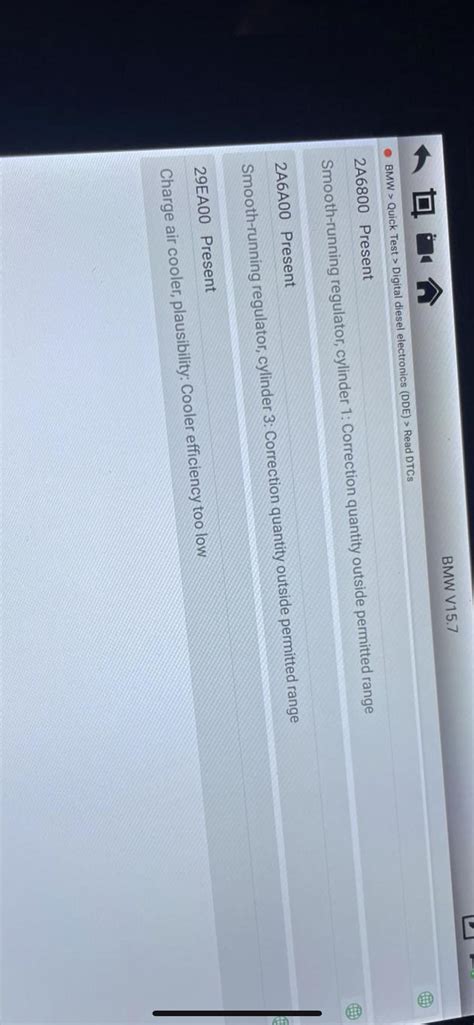 Help With Fault Codes R BMW