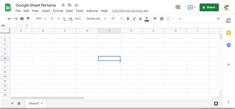 Cara Membuat Google Sheets