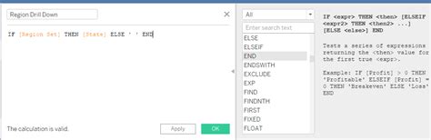 Using Set Actions To Create A Nested Bar Chart The Data School
