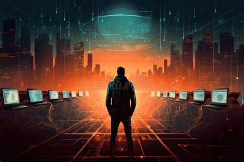 Cyber Security Shielding Your Data Stock Image Image Of Online