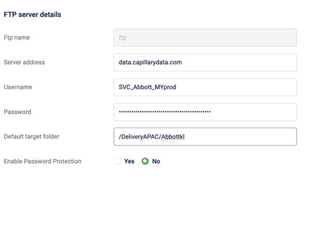 Configure SFTP Server For Data Export