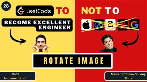 Rotate Image Code Implementation Leetcode 48 Progression90 Youtube