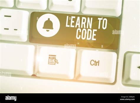 Handwriting Text Learn To Code Conceptual Photo Learn To Write