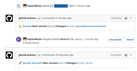 Bumpr Bump Version When Merging Pull Request With Specific Labels