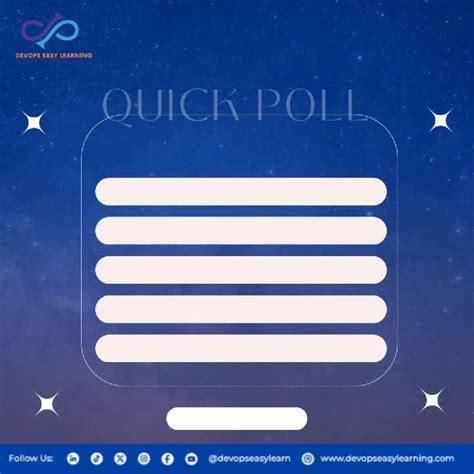 Devops Easy Learning Training Institute On Linkedin Lets Get Quizzingdel