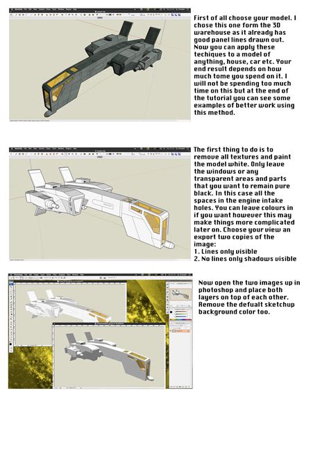 Illustrating Sketchup In Photoshop Sketchup 3d Rendering Tutorials
