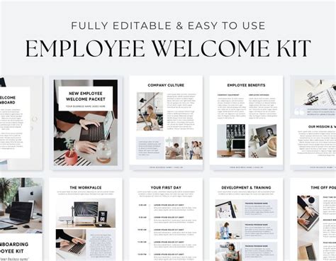 Employee Onboarding Template New Hire Handbook Training Manual Template Employee Welcome Packet