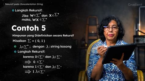 Materi Matematika Diskrit Rekursif Concatenation String Bagian 1 Materi Matematika Diskrit Rekursif Concatenation String Bagian 1