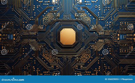 Silicon Computer Chip Texture Royalty Free Illustration 336029055