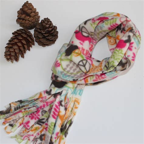 I Have Made These Fringed Fleece Scarves To Participate In Her