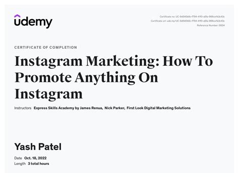 Yash Patel On Linkedin Udemy Course Completion Certificate