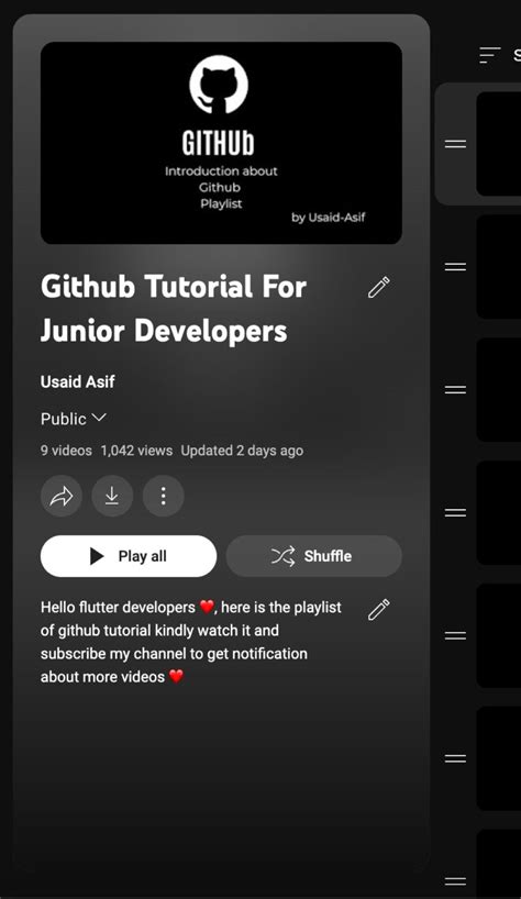 Usaid Asif On Linkedin Github Youtube Flutter