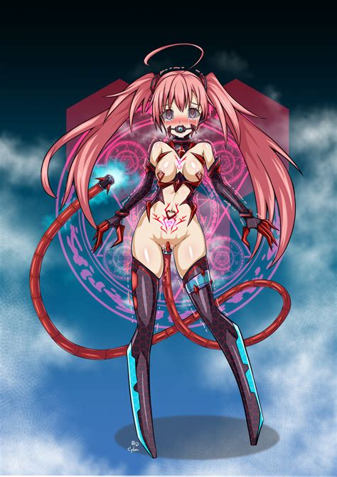 Rule 34 1girls Ball Gag Belly Button Piercing Breasts Captured Claws Commission Conscious In