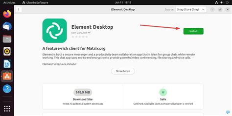 2 ways to install element desktop client on ubuntu 22 04 20 04