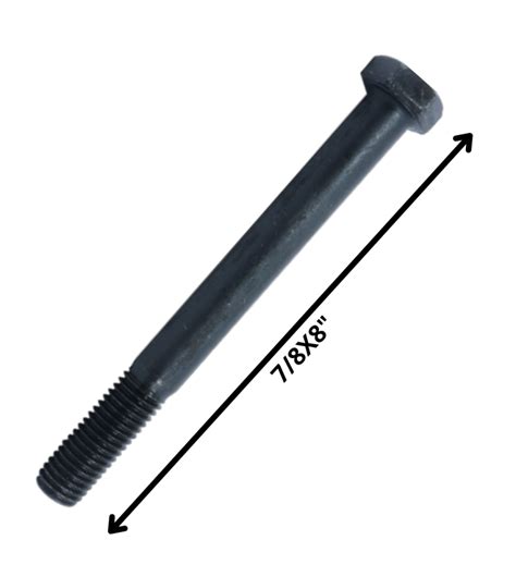 Perno Hexagonal Grado 2 Hilo Cte 7 8 X 8 Negro Socodima Cl