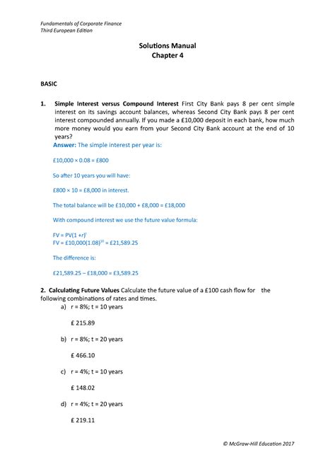 ch4 sm chapter 3 answers third european edition solutions manual