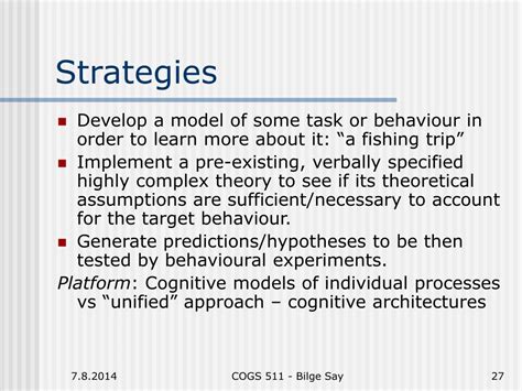 Ppt Computational Cognitive Modelling Powerpoint Presentation Free Download Id2970721