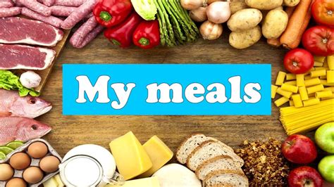 Моя еда приемы еды на английском языке УчуАнглийский Youtube