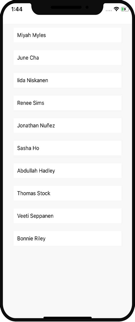 Flatlist Example In React Native React Native Master