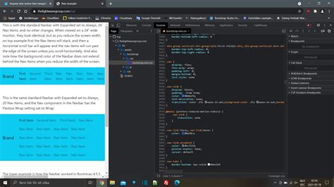 Anyone Else Notice That Navigation Bar Items No Longer Wrap To A New Line Bug Reports