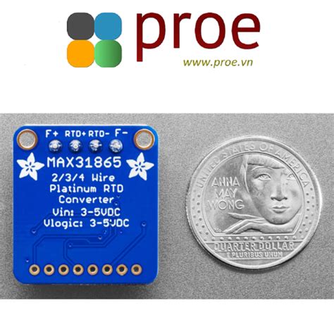 Adafruit Pt100 Rtd Temperature Sensor Amplifier Max31865 Điện Tử Proe