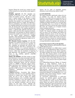 A Brief Overview On Frequent Pattern Mining Algorithms PDF