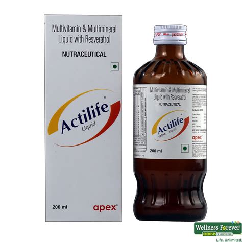 Buy Actilife Liquid 200 Ml Online At Best Prices Wellness Forever