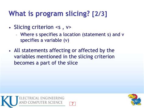 Ppt Program Slicing Powerpoint Presentation Free Download Id1019629