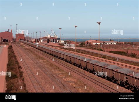 Saldanha Bay West Coast South Africa 2022 Railway Trucks Carrying