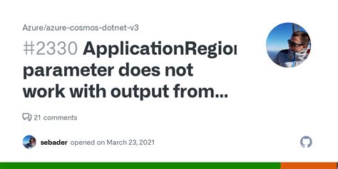 applicationregion parameter does not work with output from arm · issue 2330 · azure azure