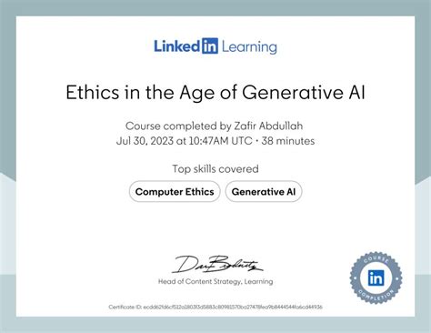 Zafir Abdullah On Linkedin Certificate Of Completion